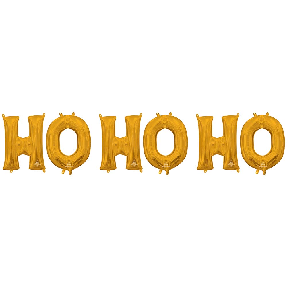 16 inch Anagram Ho Ho Ho Letters Kit Foil Balloon