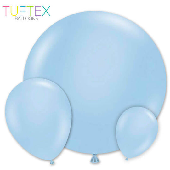 12 inch Kalisan Macaron Baby Blue Latex Balloons - 11230071 - LA Balloons