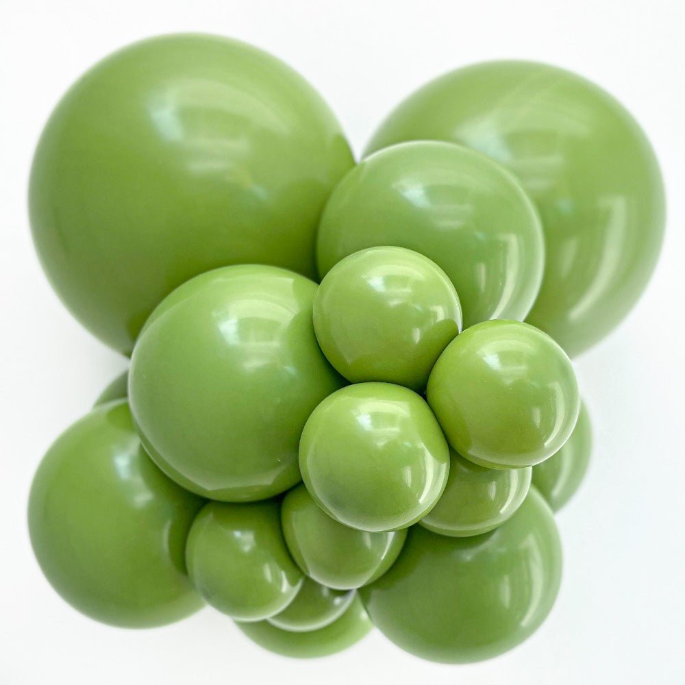 17 inch TUFTEX Fiona Green Latex Balloons - 17081 - LA Balloons