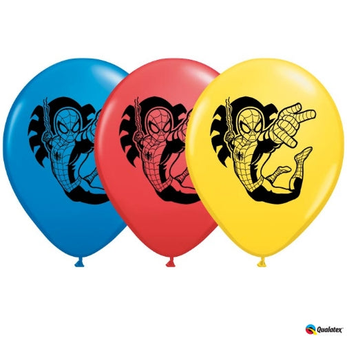 12 in Qualatex Ultimate Spider-Man (6 PK) Balloons 20466