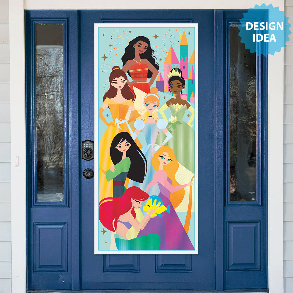 Unique Disney Princess Door Poster 27 Inch X 60 Inch 23152