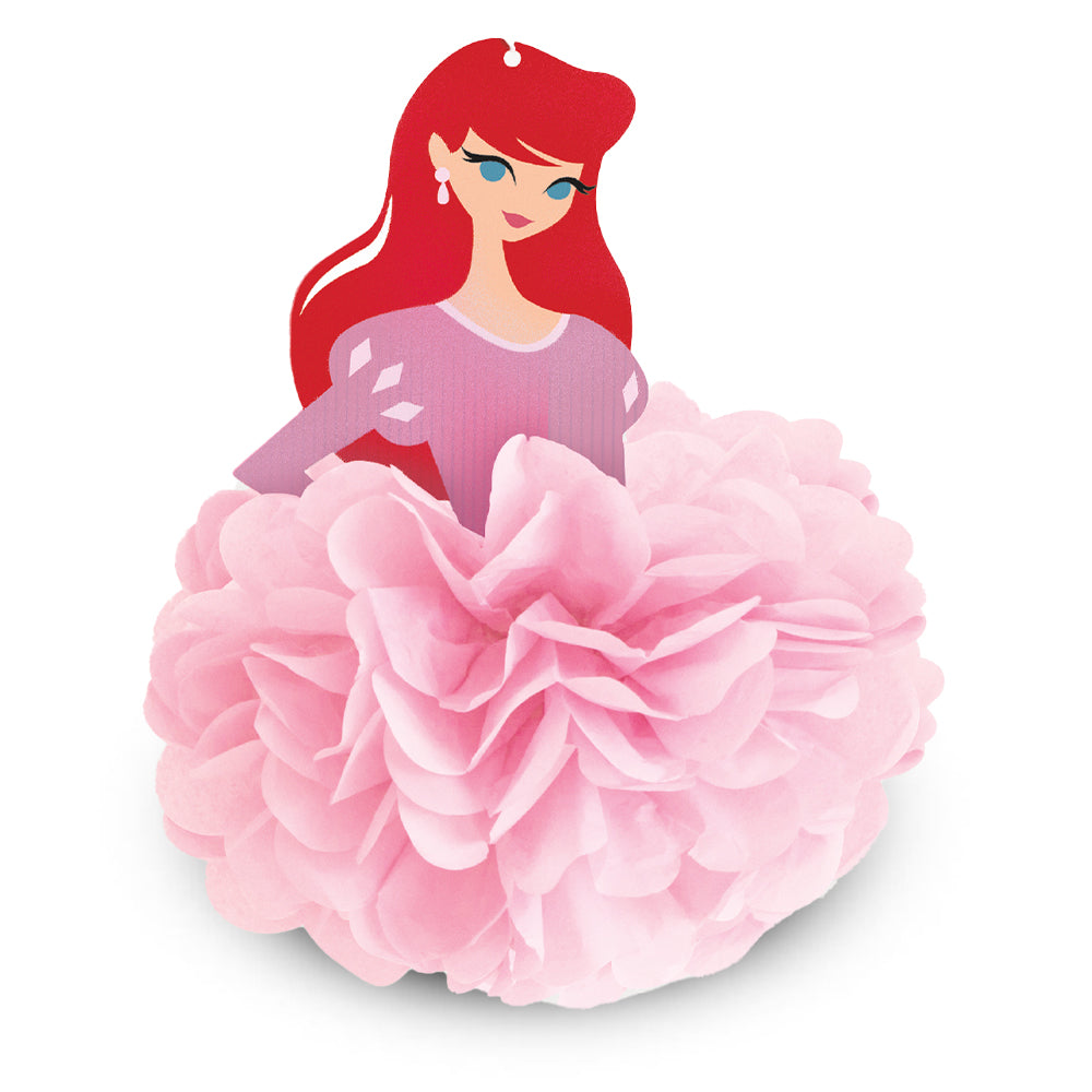 Unique Disney Princess Puff Decor 3PK 23178