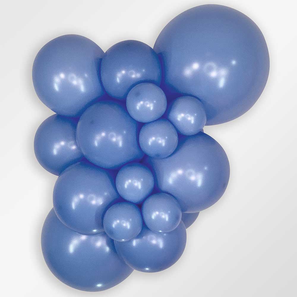 18in Sempertex Deluxe Periwinkle Blue Latex Balloons 55557 - LA Balloons