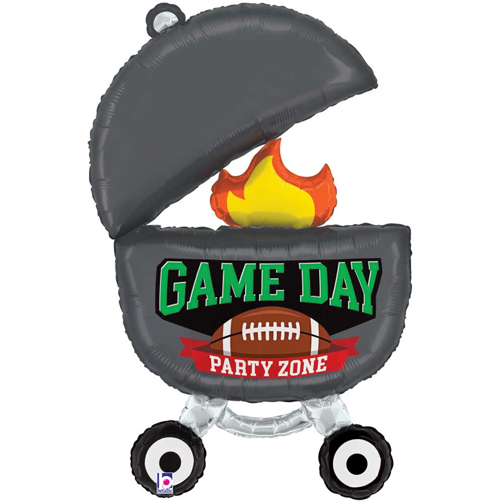34 inch Betallic Game Day Grill Foil Balloon 25493 - LA Balloons