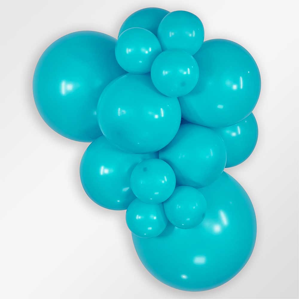 11 in Sempertex Deluxe Turquoise Blue Latex Balloons - 53031 - LA Balloons