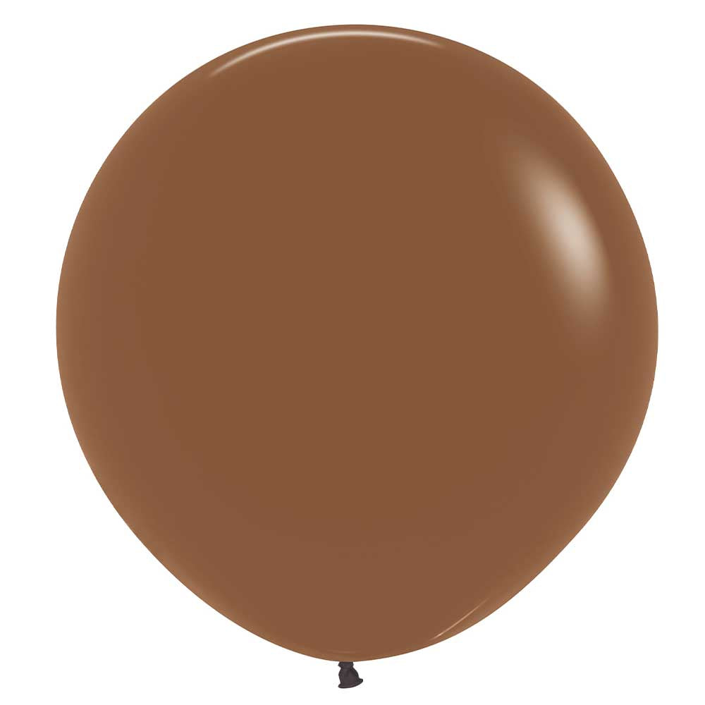 24 Inch Sempertex Deluxe Coffee Latex Balloons 59160