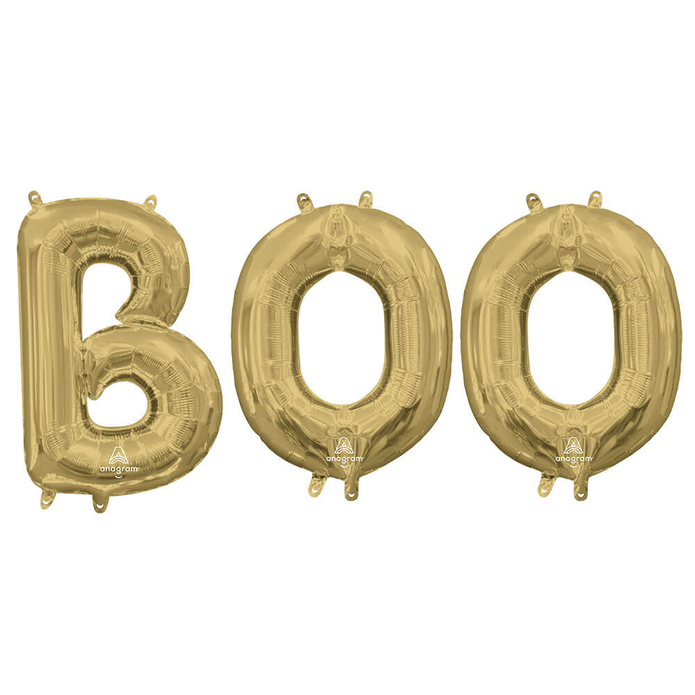 16 Inch Anagram Boo Letters Kit (Air Fill Only) Foil Balloon