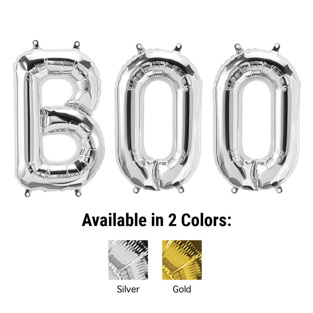 16 inch Northstar Boo Letters Kit Foil Balloon