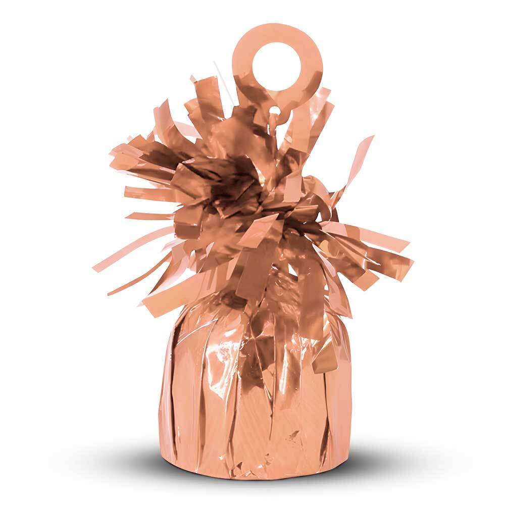 6 Oz. Silver Rainbow Foil Balloon Weight Rose Gold 95121