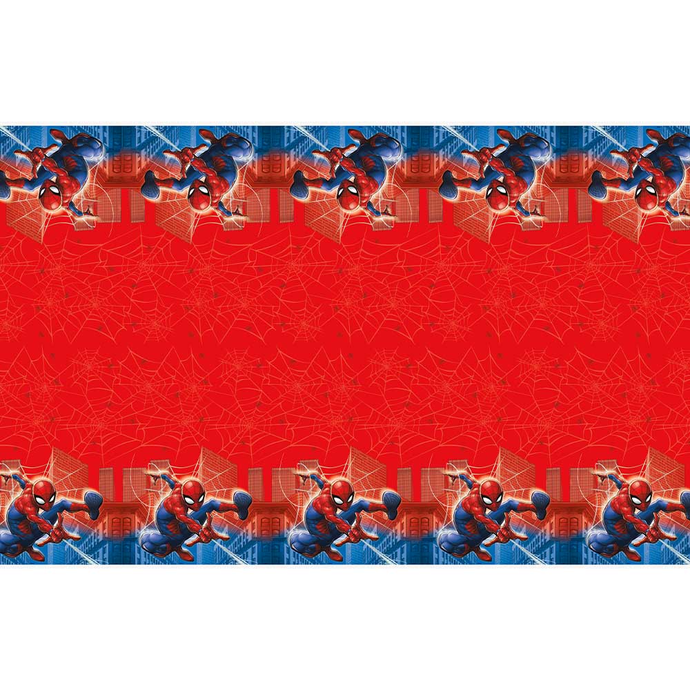 Unique Spider-Man Rectangular Table Cover 54in X 84in 59223 - LA Balloons