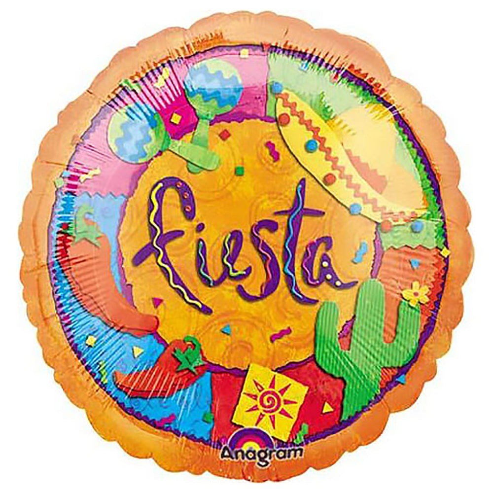 17 inch Anagram Fiesta Ole Ole! Foil Balloon - A115008 - LA Balloons