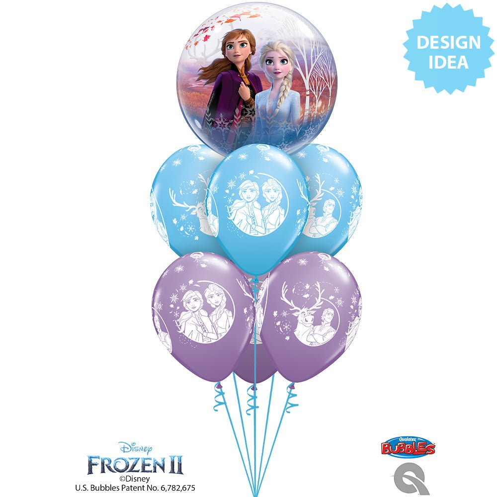 22 inch Qualatex Bubble - Frozen 2 Balloon - 97502 - LA Balloons