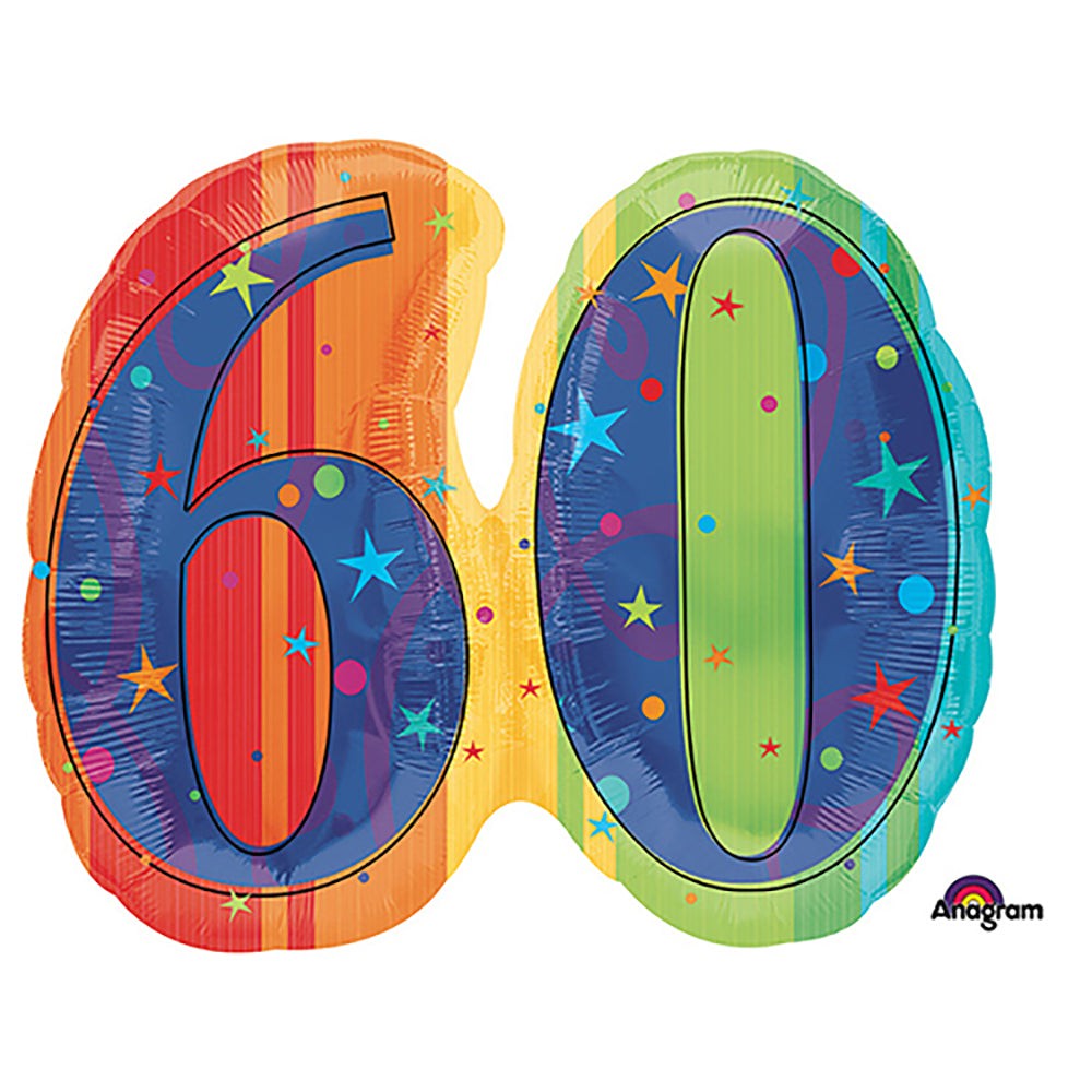 26 in Anagram Atp A Year To Celebrate 60 Balloon A119824