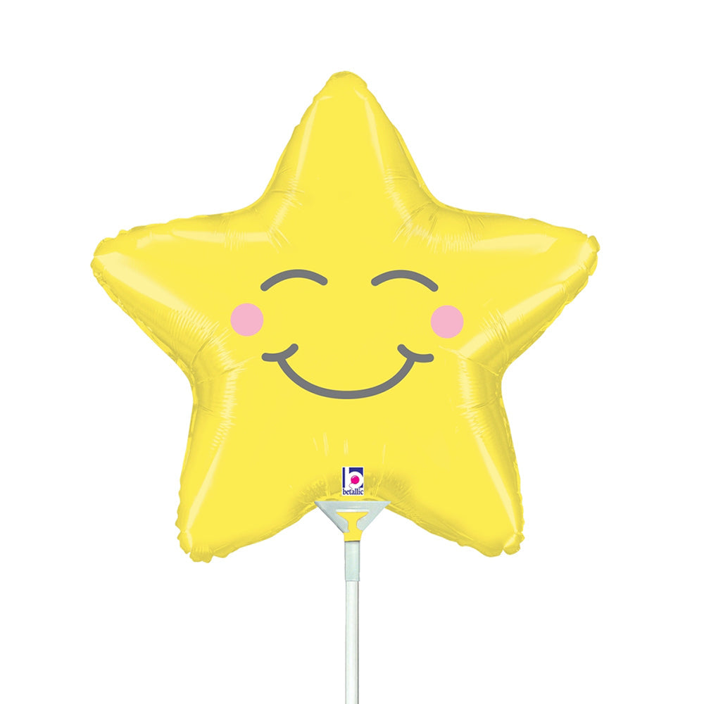 14 inch Betallic Chubby Star Mini Shape Foil Balloon - 19288