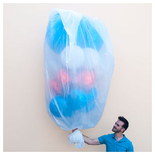 Giant Balloon Transport Bag Silver Rainbow