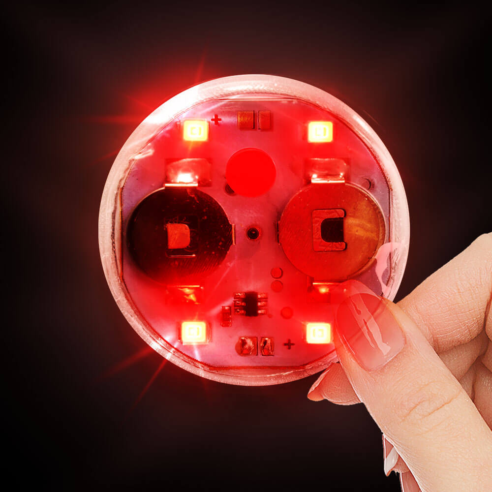 Red Sticky Lites - Bright LED Party Decoration Lights