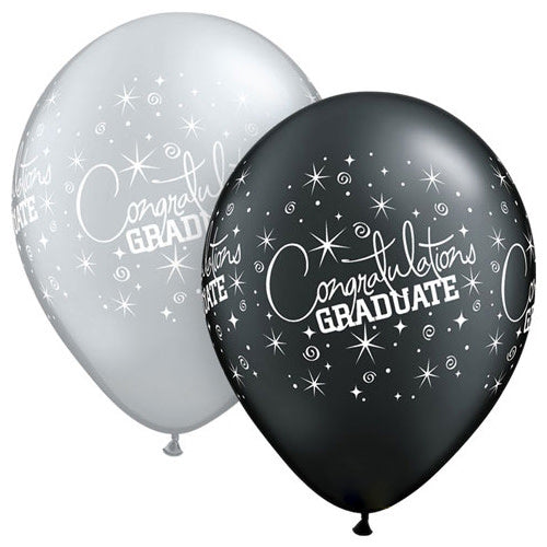 11 inch Qualatex Congratulations Graduate Latex Balloons