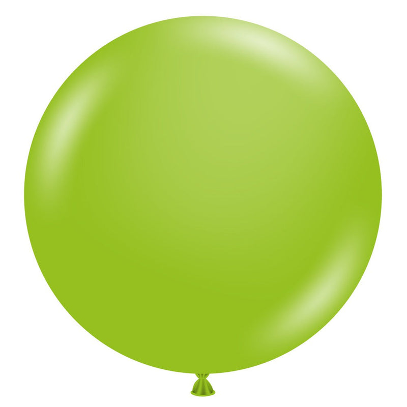 17 inch TUFTEX Lime Green Latex Balloons - 17064