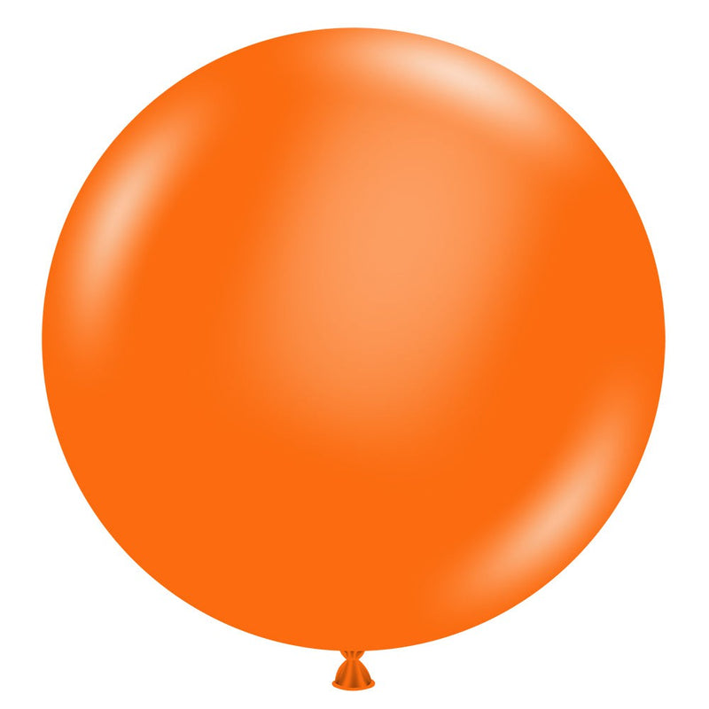 24 inch TUFTEX Orange Latex Balloons - 24005