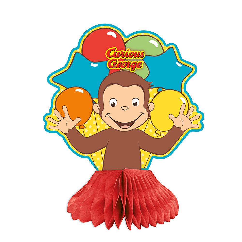 Unique Curious George Decoration Kit (7 Pk ) - 59270